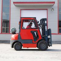 China Forklift Trucks with Side Shift Solid Tyre Toyota Technical Petrol LPG Fork 1070mm for sale
