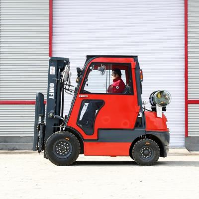 China Omft 2.5tons LPG/Gas Forklift Min. Turning Radius 2280mm Tyre Pneumatic or Solid for sale