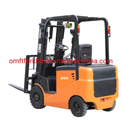 Cina 2 tonnellate Cpd20 4 ruote Smart Mini batteria contrappeso carrello elettrico Ce ISO in vendita