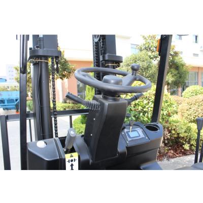 中国 2155mm ターニング半径 3トン ミニ電気電池フォークリフト 固体タイヤとサイドシフト 販売のため