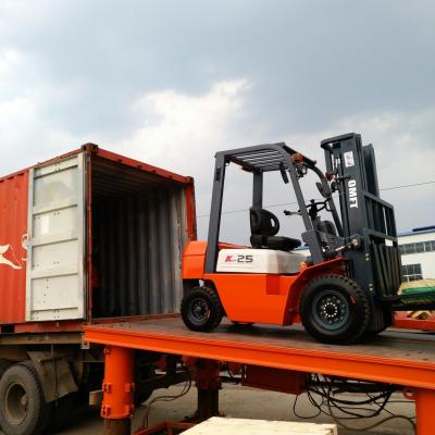 China Japanse Nissan K21/K25 of Chinese motor met vier wielen Benzine/LPG/Benzine Reach Vorklift Te koop