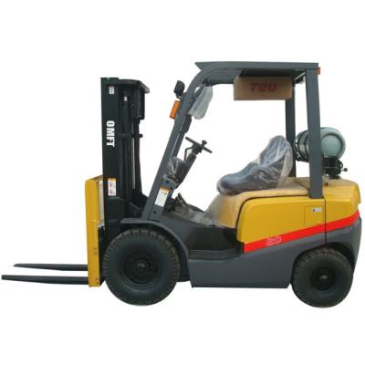 China 2t/2.5t/3t/3.5t/4t/5t Belastingen Tcm Technisch Benzine Gas LPG Benzine Kussenband Vorklift Te koop