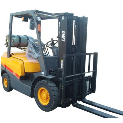 Cina 2690 mm Min. Larghezza di accumulo ad angolo retto Tcm Tecnico Benzina Gas LPG Benzina carrello elevatore in vendita