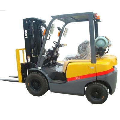 Cina 2690 mm Min. Larghezza di accumulo ad angolo retto Tcm Tecnico Benzina Gas LPG Benzina carrello elevatore in vendita