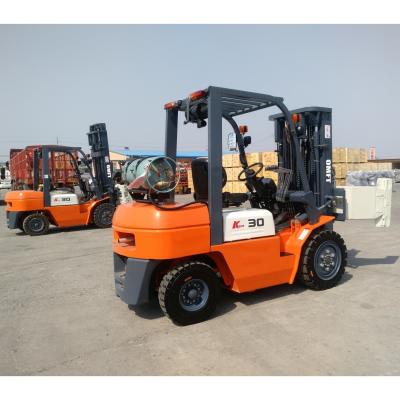Cina Soluzione K Modello 4 ruote GPL Benzina Benzina carrello elevatore con forcella da 1070 mm e certificato CE in vendita