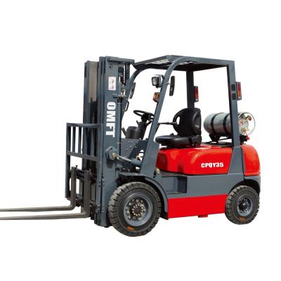 Китай Toyota Model Omft 3.5t 3500kgs LPG Gas Dual Fuel Бензиновый вилочный погрузчик Fg35 с Impco продается