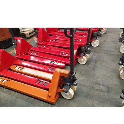 中国 CBY20 2トン 2000kg 鋼とPU素材 ハイドロリック 手動パレット トラック パレット ジャック 販売のため