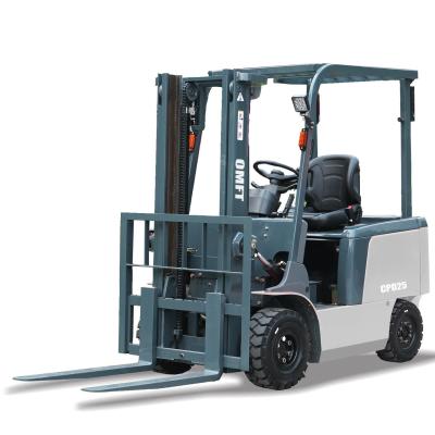 中国 3トン 3000kg 4ホイール電気フォークリフト ミニ 右角の幅 4157mm 販売のため