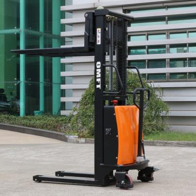 China 1350mm Minimum Turning Radius 1.5 T Electric Pallet Stacker with Ce ISO SGS Certification for sale