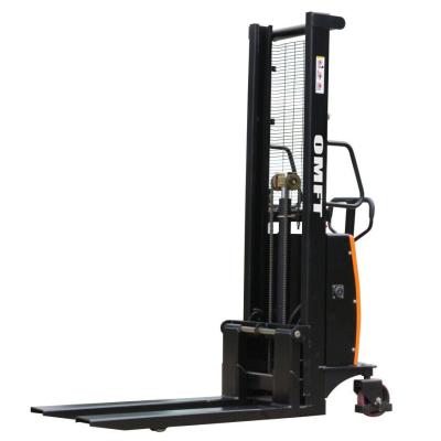 China 1350mm Minimum Turning Radius Semi Electric Pallet Stacker Truck CE ISO SGS Standard for sale