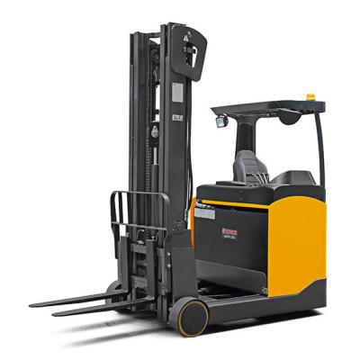 China CQD15S Standing Double Scissors Fork Electric Reach Truck with 9/10km/H Travel Speed for sale