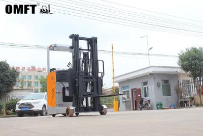 China Walk-Behind Reach Forklift Trucks Stacker in with 3000-6000mm Lift Height Steel PU for sale