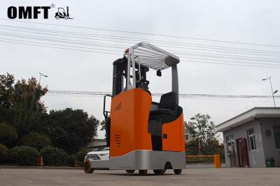 China Walk-Behind Reach Forklift Trucks Stacker in with 3000-6000mm Lift Height Steel PU for sale