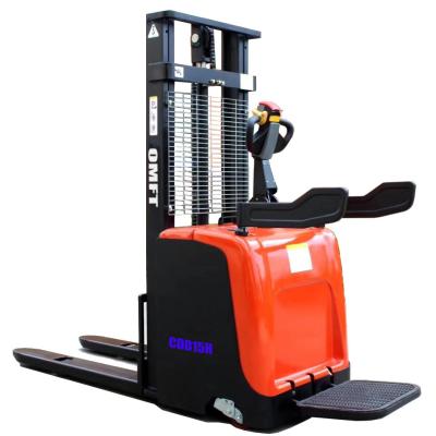 China Material Handling with Electric Stacker in Container 1.5t Load Capacity and EPS Included for sale