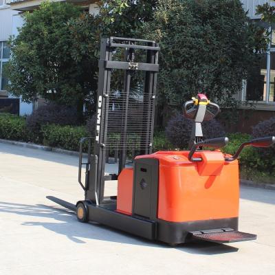 China 24V/210ah Battery Powered Pallet Stacker Electric Counterbalance Stacker 1.5 Ton 1.5t for sale