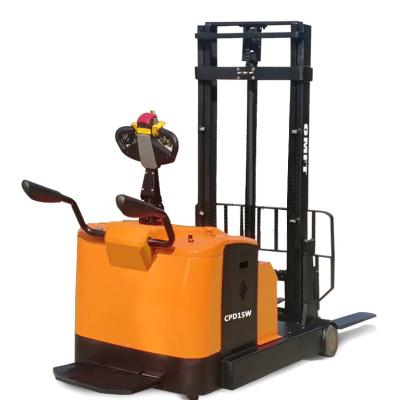 Κίνα 1500kg Ηλεκτρικός ισορροπημένος συσσωρευτής με ύψος ανύψωσης 3m και ταχύτητα μετακίνησης 12km/h προς πώληση
