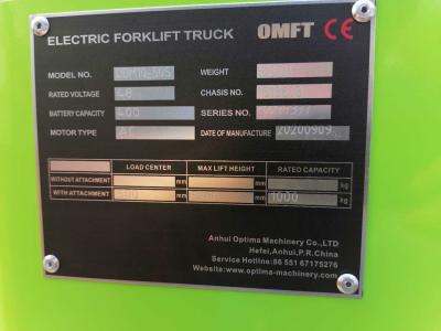 Cina Stagliatore elettrico di pallet 3 Way Vna con larghezza minima di impilamento ad angolo retto 1600-1760 mm in vendita