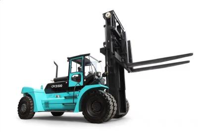 China Altura de elevación 3000-7000 mm 16t Fuel forklift Fd160 con cabina y posicionador de horquilla en venta