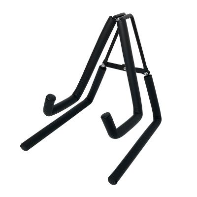 China Folding Universal Guitar Stand Anti Slip Instrument Floor Stand Portable Foldable Guitar Holder for sale