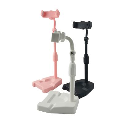 China Dual Slot Desktop Phone Stand Height Adjustable Tablet Holder For Live Stream / Video Viewing for sale