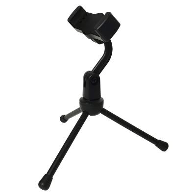 China Desktop Mini Triangle Mobile Phone Holder Flexible Gooseneck Adjustable Lazy Cell Phone Stand for sale