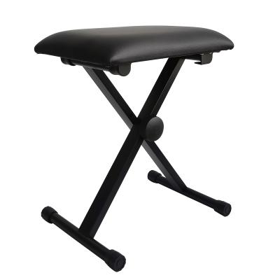 China X Type Foldable Adjustable Piano Stool Thick Cushion Universal Seat For Piano Guzheng Guitar for sale