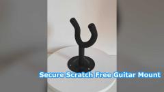 Best Guitar Wall Mount Secure Anti Scratch Storage
