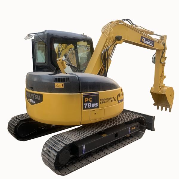 Quality Japan KOMATSU Pc78us 7 Ton Mini Crawler Excavator in Shanghai 0-2000 Working for sale