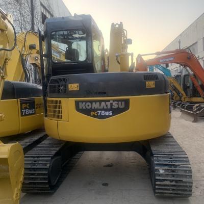 China Japan KOMATSU Pc78us 7 Ton Mini Crawler Excavator in Shanghai 0-2000 Working Hours for sale
