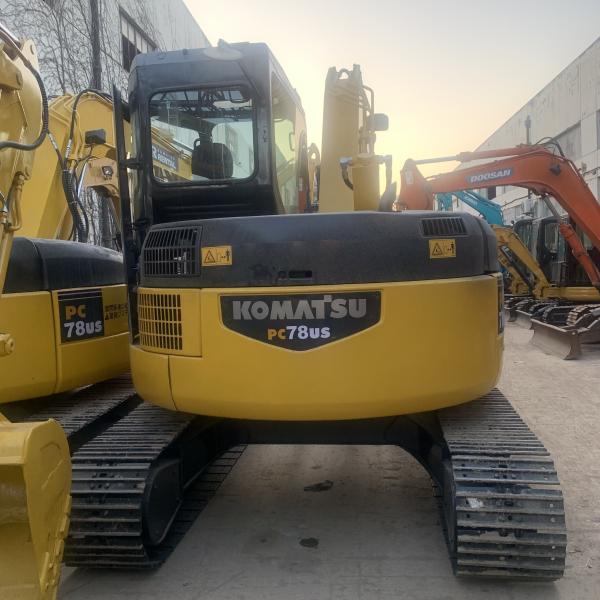 Quality Japan KOMATSU Pc78us 7 Ton Mini Crawler Excavator in Shanghai 0-2000 Working for sale
