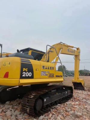 Cina Komatsu PC200-8 PC200-7 Escavatore con motore Cummins 110KW Escavatore a trascinatore usato in vendita