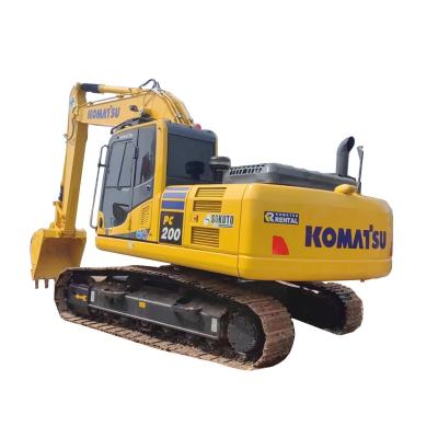 110KW Komatsu PC200 Ιαπωνία Χρησιμοποιούμενο εξορυκτήρα με πρωτότυπο χρώμα