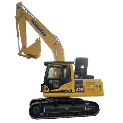 Cina 110KW Used Komatsu PC200-8 escavatore con motore Cummins Hydraulic Crawler Excavator in vendita