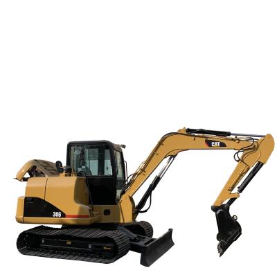China Used Cat 306 Excavator 6 Ton Mini Excavator with Low Working Hours and 41.5KW Power for sale