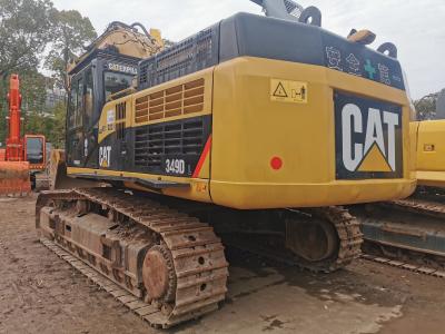 Cina Usato CAT349D Escavatore di seconda mano Potenza forte e design in acciaio morbido Vernice originale in vendita