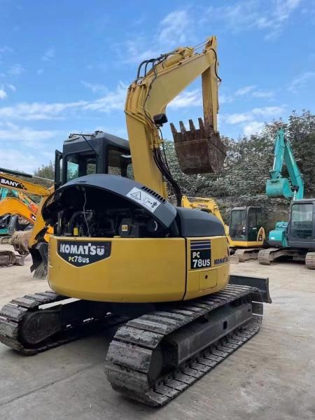 Quality Second Hand Komatsu PC78US Excavator With Enclosed Cab for sale
