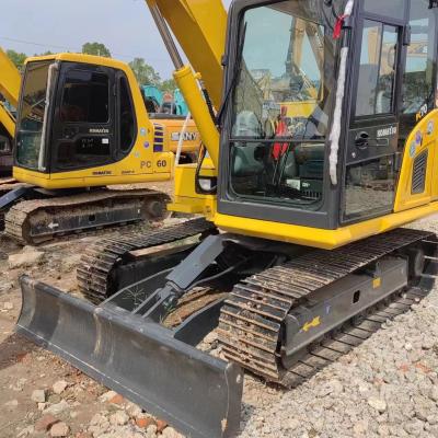 China Originele gebruikte Komatsu PC70-8 kruipgraver met originele onderdelen Te koop
