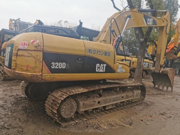 Quality 1.0m3 CAT320D Excavator Strong Power And Soft Steel Design For 0-2000 Working for sale