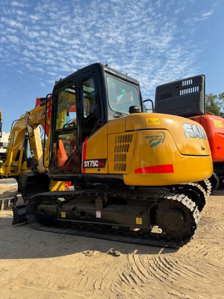 Quality 2019 Year SANY 7T Excavator Mild Steel Design Ideal for Harsh Environments Used for sale