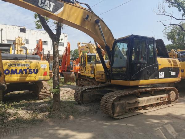 Quality 20T CAT 320C Excavator Strong Power and High Work Efficiency for Construction for sale