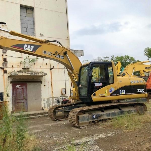 Quality Strong Power And High Work Efficiency Original Paint CAT 320C Excavator 99.9KW for sale