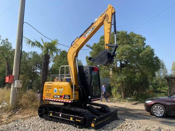 Quality Used SANY SY75c excavator SANY excavator SY75, SANY mini excavator hot sale in for sale