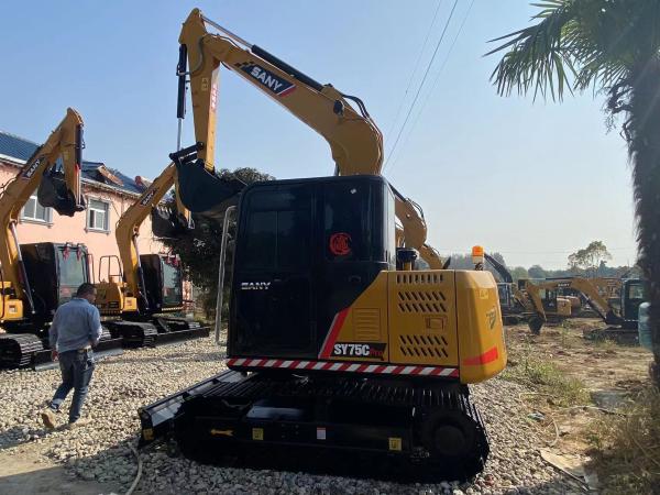 Quality Used SANY SY75c excavator SANY excavator SY75, SANY mini excavator hot sale in for sale