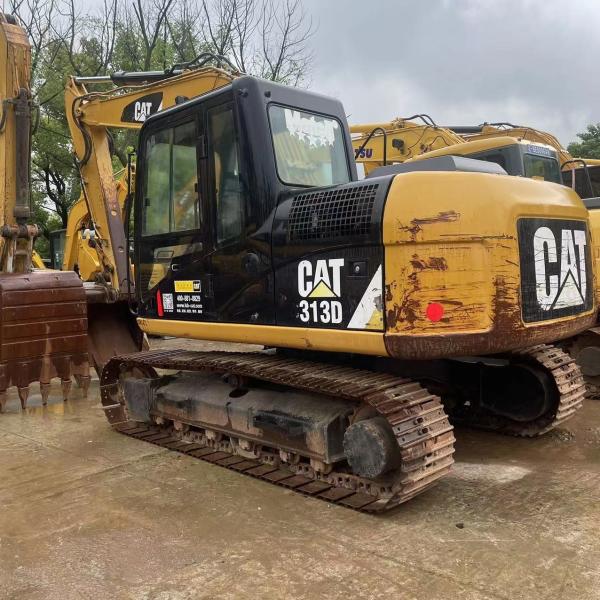 Quality CAT313D Original Color Used Excavator Earthmoving Machinery for sale