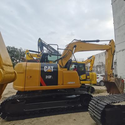 China 12000KG CAT312 tweedehands graafmachine met originele kleur en kruiper Hydraulische graafmachine Te koop