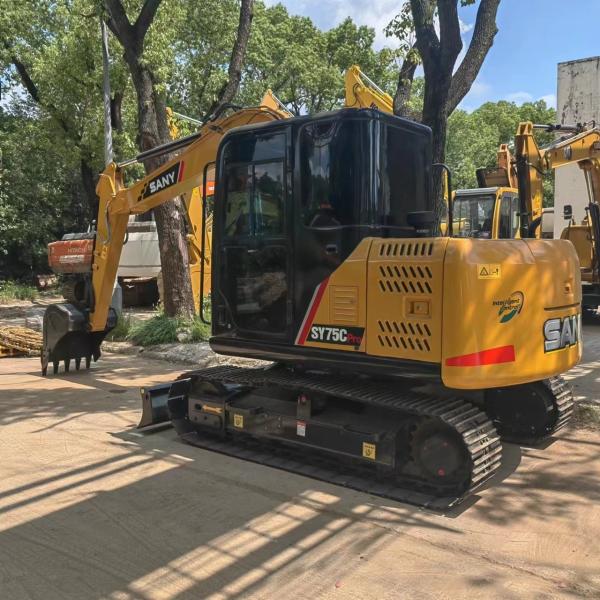 Quality Hot Sale SANY Sy75 Used Excavator 7.5ton Used Second hand Excavator SANY Made in for sale