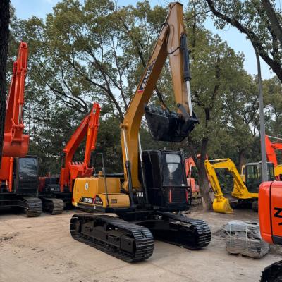 China Niedrigpreisverkauf eines Original-Hydraulikbahntypes Sany SY135 Gebrauchtbagger mit Hakenmaschine zu verkaufen