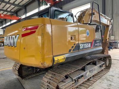 Cina Sany SY155 escavatore idraulico originale utilizzato per i mercati dei paesi in vendita