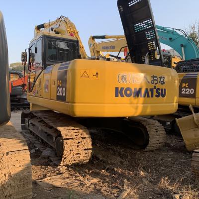 China Oorspronkelijk Gebruikt 2020 Komatsu Graafmachine 20 Ton PC200Japan Digger Te koop