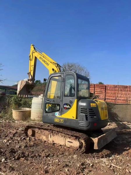 Quality Best sell!Used Hyundai 60 60-7 Mini Excavator Korea Hyundai R60-7 Digging for for sale